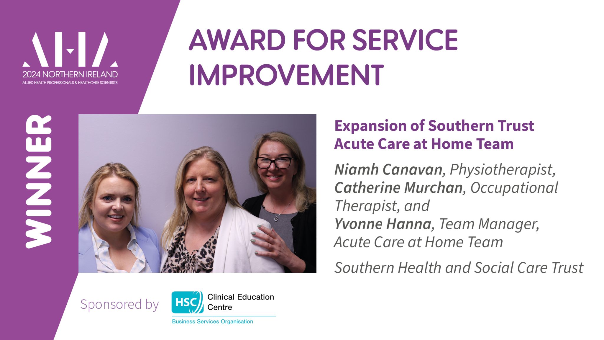 Advancing Healthcare Awards Northern Ireland - Advancing Healthcare Awards